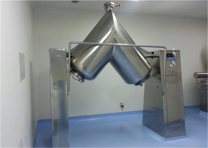GMP Standard 50L-5000L V Shape Powder Mixer Chemical Blender Machine