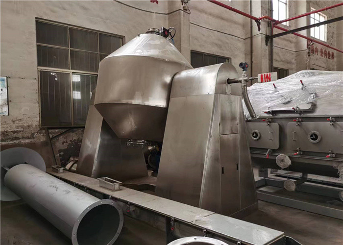 Double Cone Conical Vacuum Drying Machine Food Chemical Industry Rotary ...