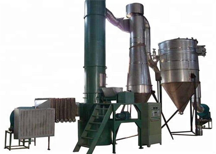 Dia200mm Barrel 5-135kw Spin Flash Dryer Machine For Inorganic Compounds
